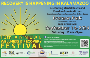 10th Annual Wellness & Recovery Fair: Sept. 14 in Bronson Park ...